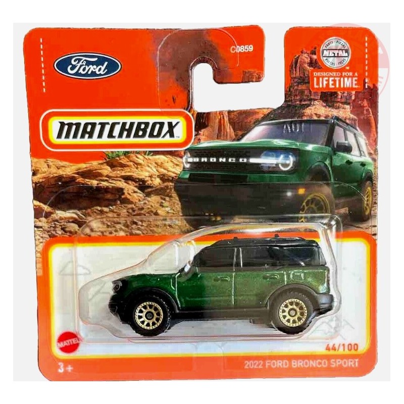 MATCHBOX HVN67 2022 FORD BRONCO SPORT 1/64 2,50 € MATCHBOX