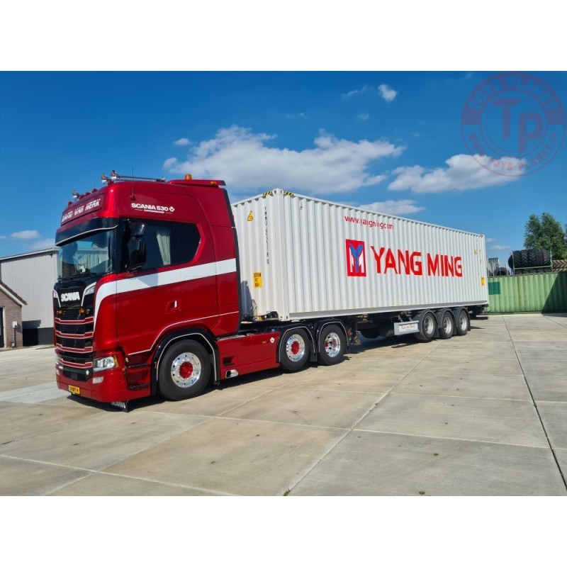 TEKNO 85341 Scania 530S-V8 Highline 6x2 met 40ft. reefer container ...