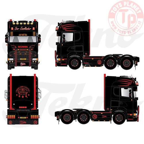 TEKNO 86271 Scania R-Streamline Topline 6x2 Schulze - Der Emslande...