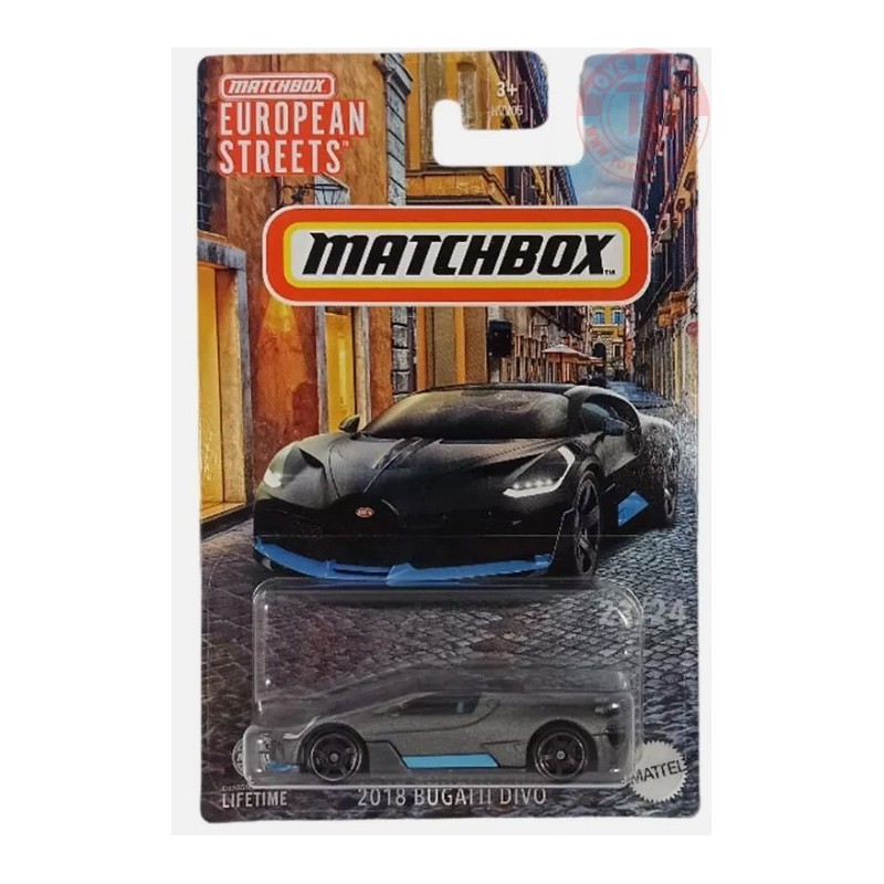 MATCHBOX HVV44 2018 BUGATTI DIVO 1/64 MATCHBOX