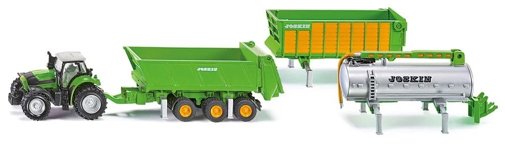 SIKU 1848 DEUTZ-FAHR with Joskin trailer set 1:87 SIKU 1:87