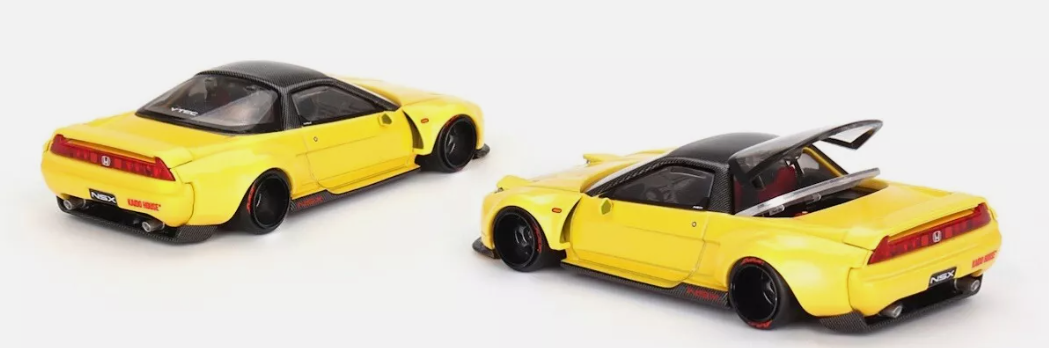 KHMG108 HONDA NSX KAIDO WORKS V1-YELLOW 1/64 MINI GT