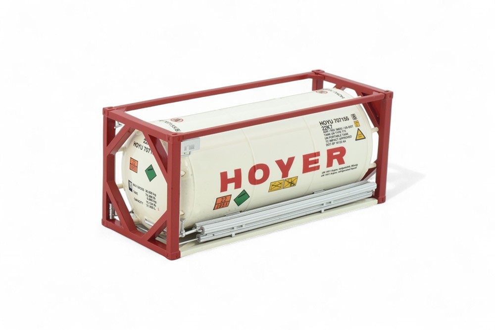 TEKNO 83385 Hoyer 20ft (resin) Gascontainer Hoyer TEKNO
