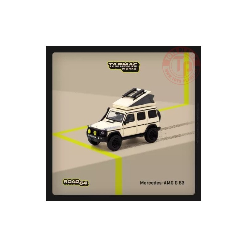 TARMAC T64R040Camp mercedes amg g63 camping beige/white 1/64 TARM...