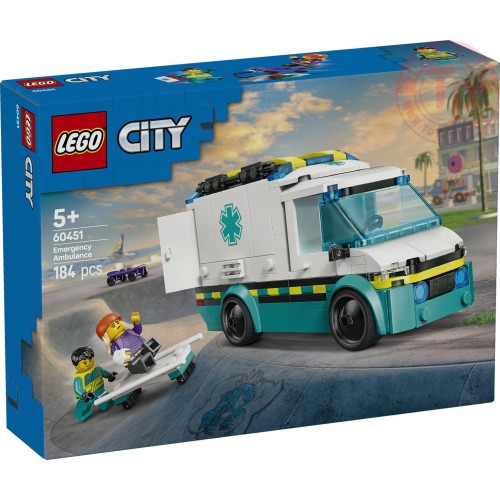LEGO CITY 60451 Ambulanza di emergenza 19,99 € LEGO