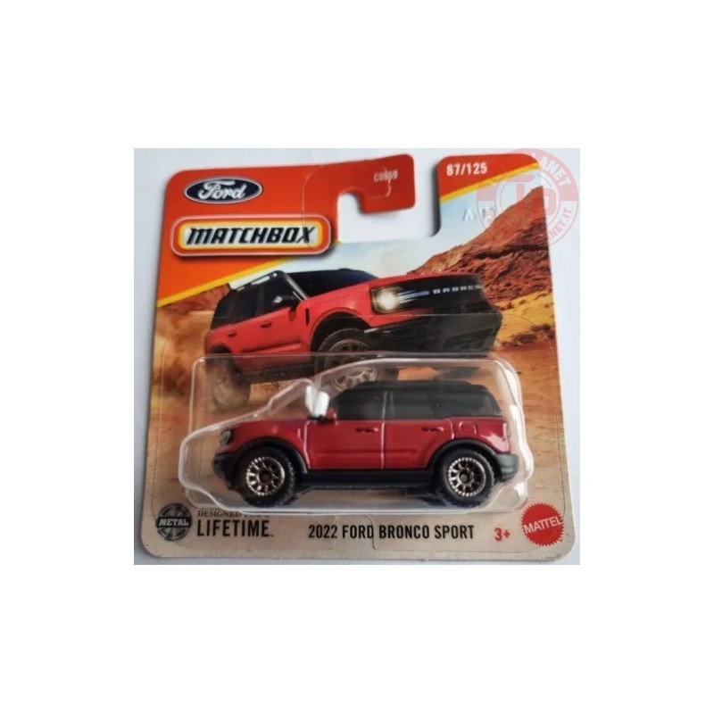 MATCHBOX JBR95 2022 FORD BRONCO SPORT 1/64 2,50 € MATCHBOX