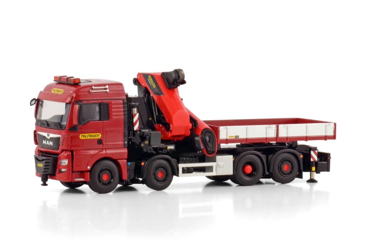 WSI 04-2202 MAN TGX XLX EURO 6C FACELIFT 8X2 TAG AXLE WITH PALFING...