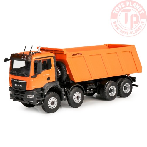 CONRAD 81259/01 MAN TGS NN CON CASSONE RIBALTABILE 4 ASSI ARANCIO ...