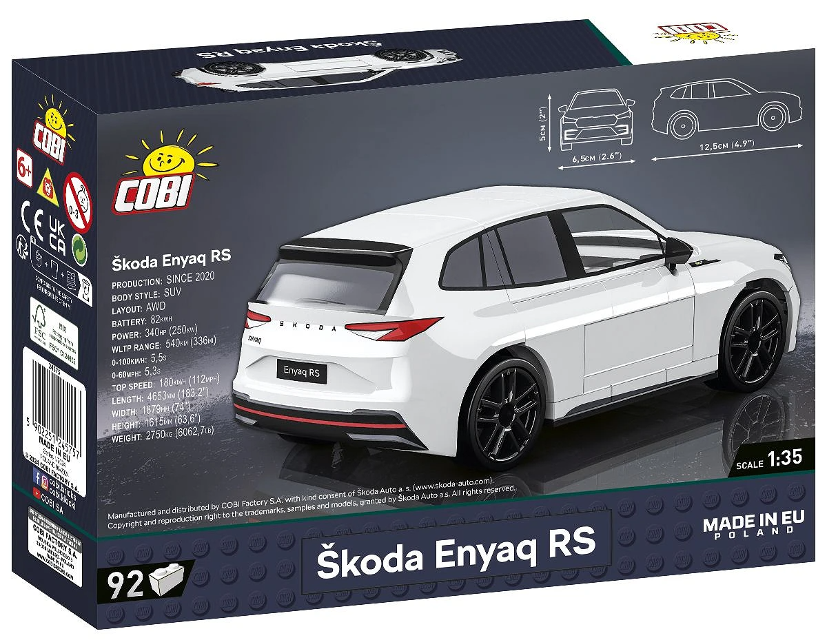 COBI 24575 Škoda Enyaq RS COBI