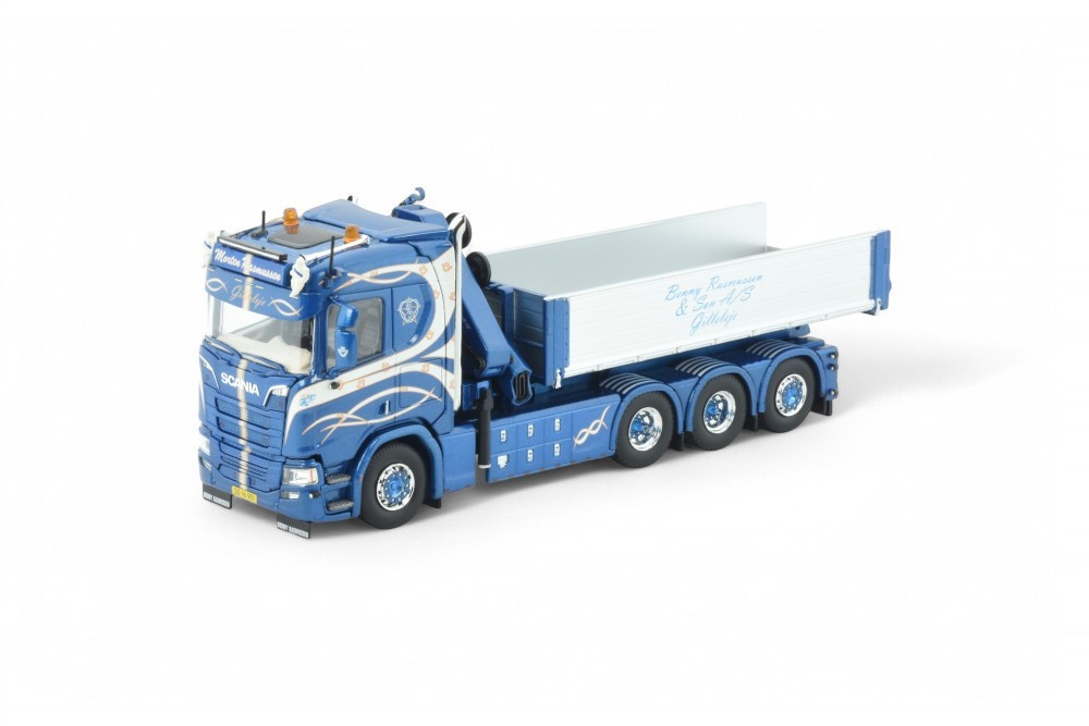 TEKNO 85206 Scania R-serie Highline motorwagen met HMF kraan Morte...