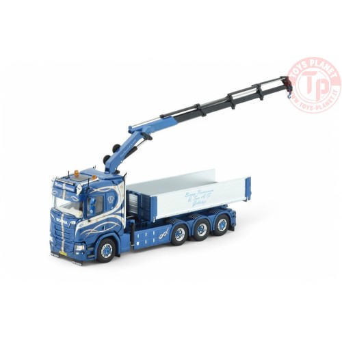 TEKNO 85206 Scania R-serie Highline motorwagen met HMF kraan Morte...