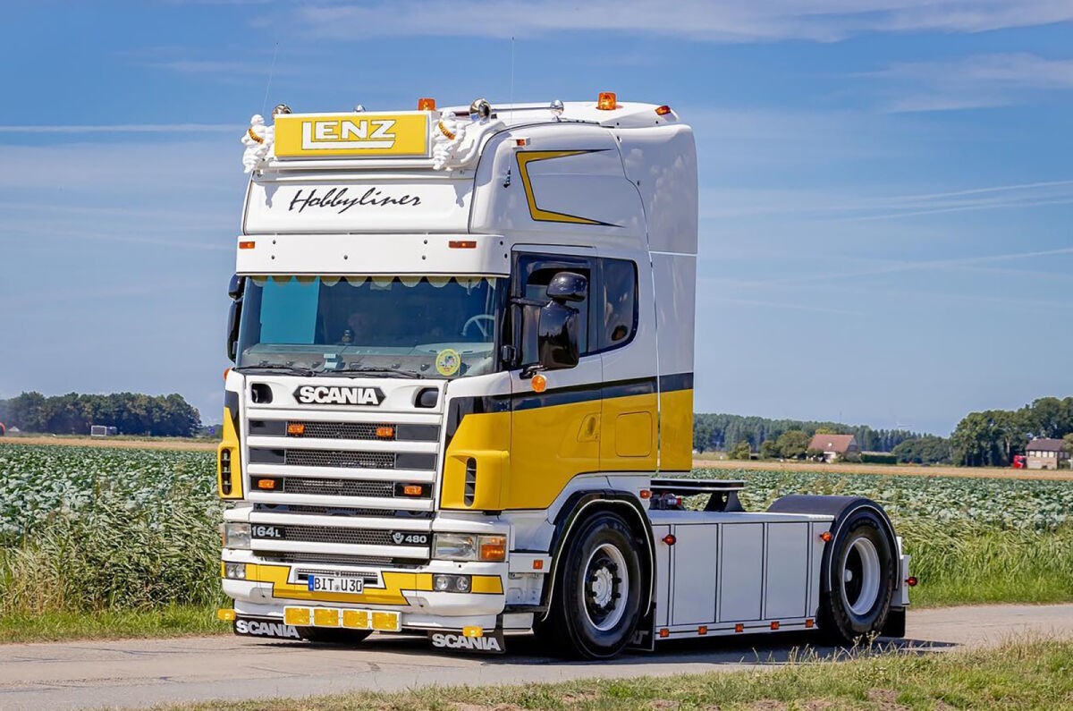 WSI 01-4337 SCANIA 4 SERIES TOPLINE 4X2 LENZ GERÜSTBAU WSI MODELS