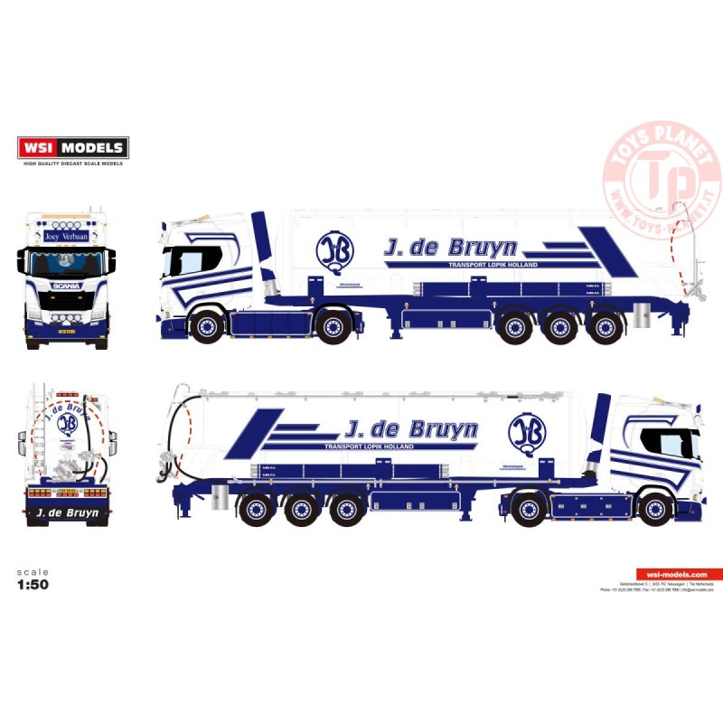 SCANIA R HIGHLINE CR20H 4X2 TIPPER BULK TRAILER - 3 AXLE Joey Verbaan