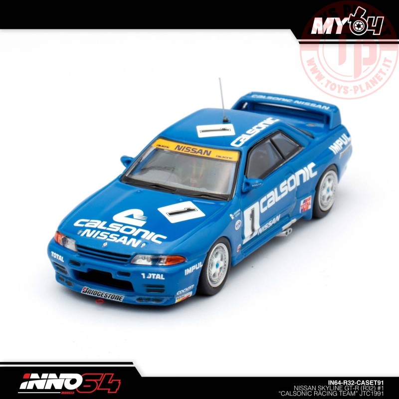 IN64-R32-CASET91 NISSAN SKYLINE GTR (R32) N1 CALSONIC RACING TEAM 1...