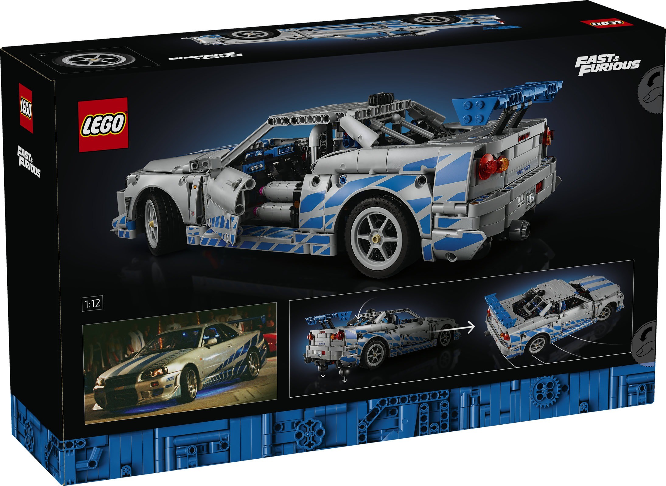LEGO TECHNIC 42210 Auto Nissan Skyline GT-R (R34) 2 Fast 2 Furious...