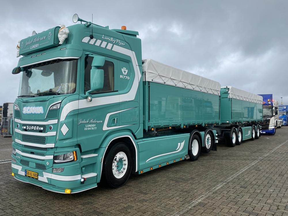 TEKNO 87946 Scania Next Gen R770 Highline motorwagen aanhanger met ...
