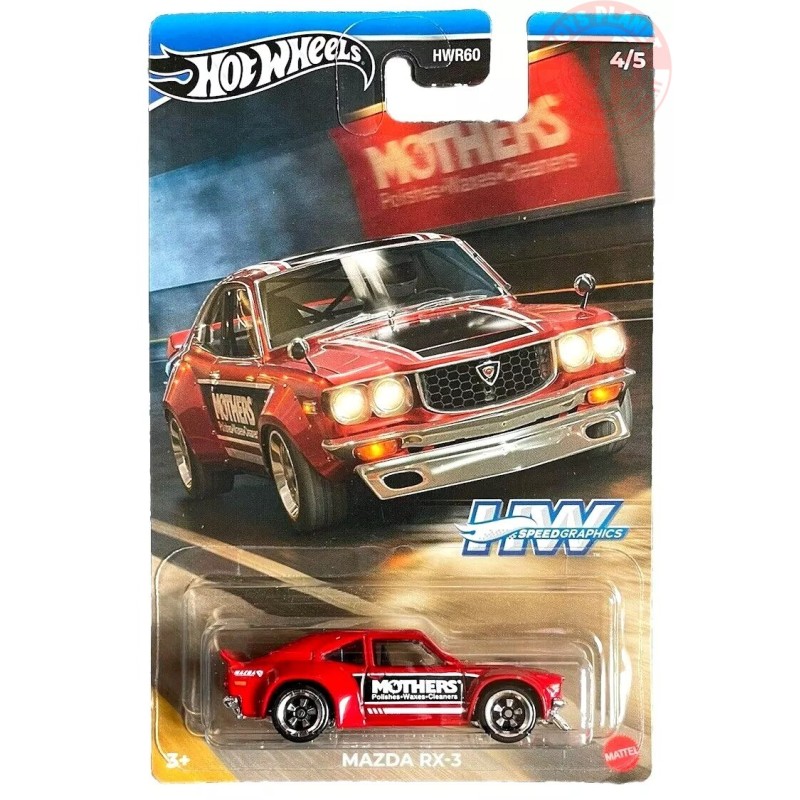 HOT WHEELS HRT07 Mazda RX 3 1/64 HOT WHEELS