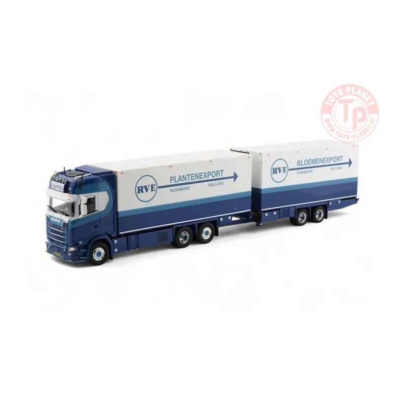 TEKNO 86493 Scania Next Gen S590 motorwagen met 2-assige wipkar Mic...