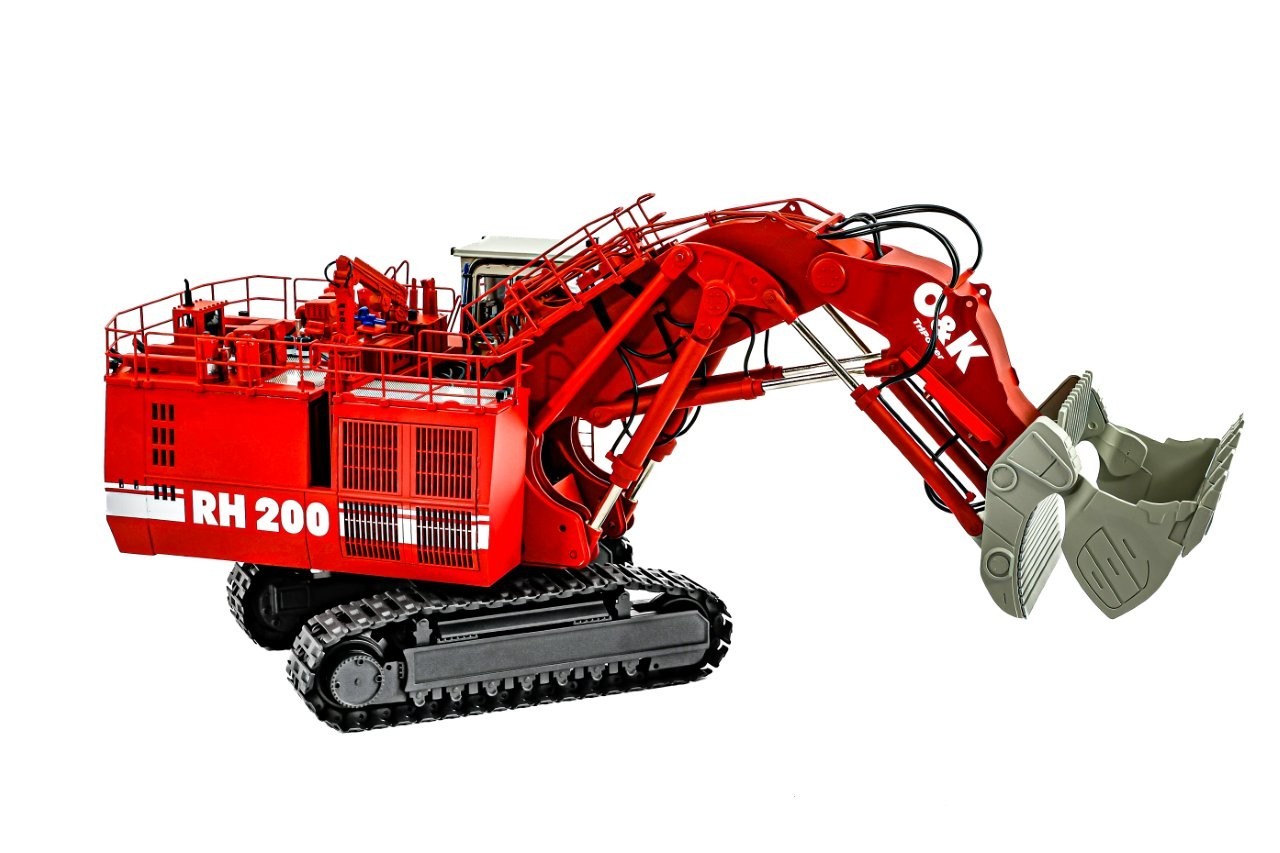 BYMO MODELLE 25008/1 O&K RH200 Escavatore Da Miniera Frontale 1:50 ...