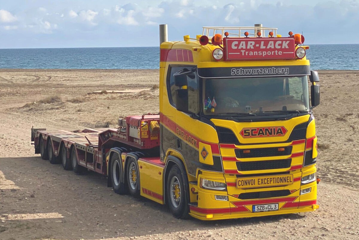 WSI 01-4790 SCANIA R NORMAL CR20N 6X2 TWIN STEER SEMI WHEEL WELL L...