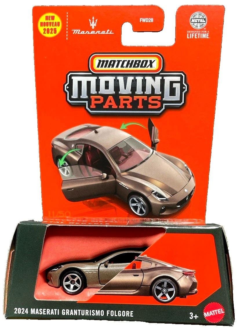 MATCHBOX JBW56 1/64 2024 Maserati GranTurismo Folgore MATCHBOX