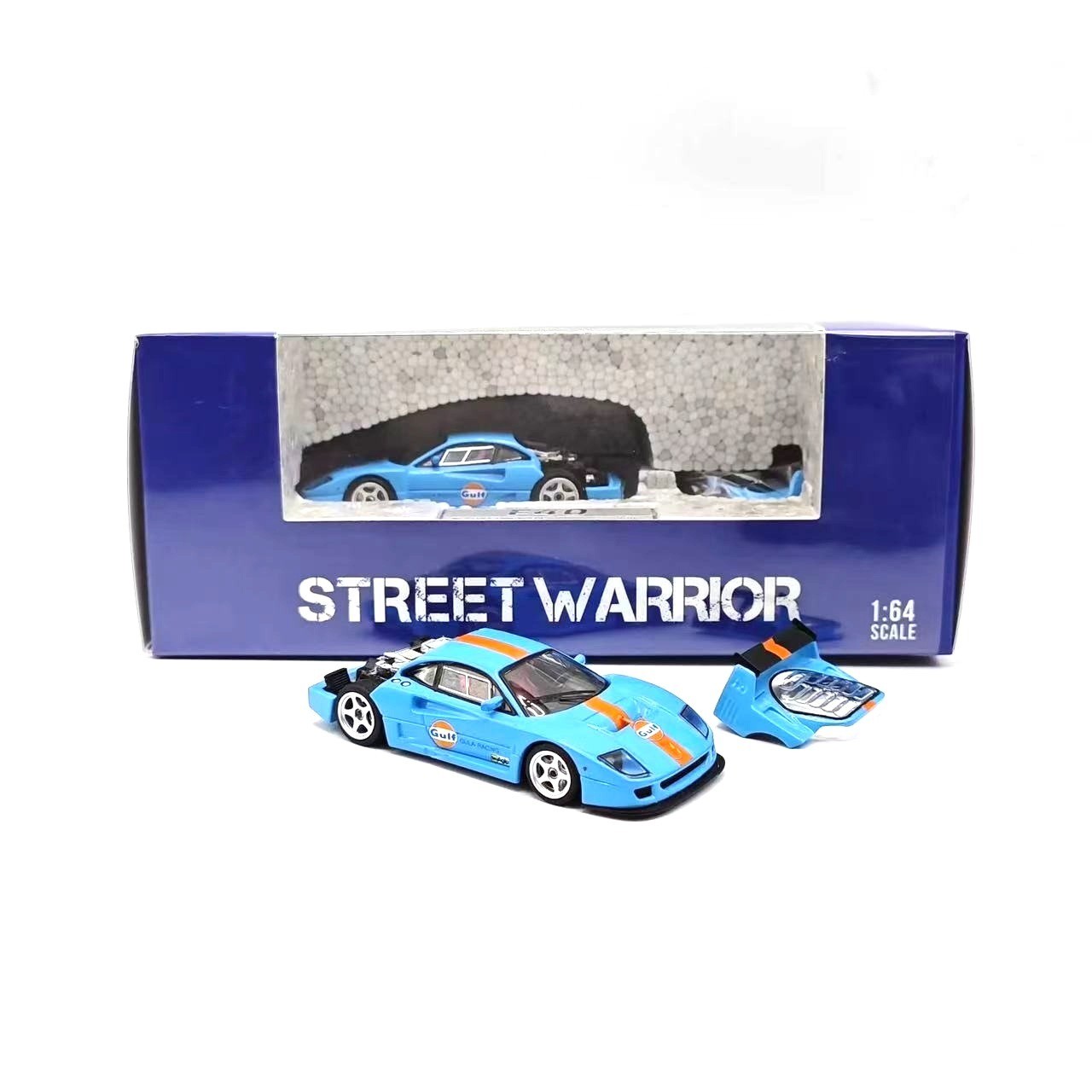 STW113 1/64 Ferrari F40 LM (Gulf) STREET WARRIOR