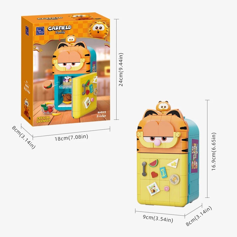 PAN86809 Garfield Fantastic Machines Series Garfield Big Fridge P...