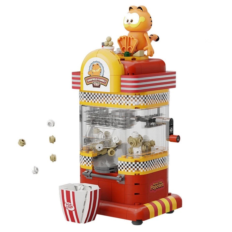PAN86810 Garfield Fantastic Machines Series Garfield Popcorn Machin...