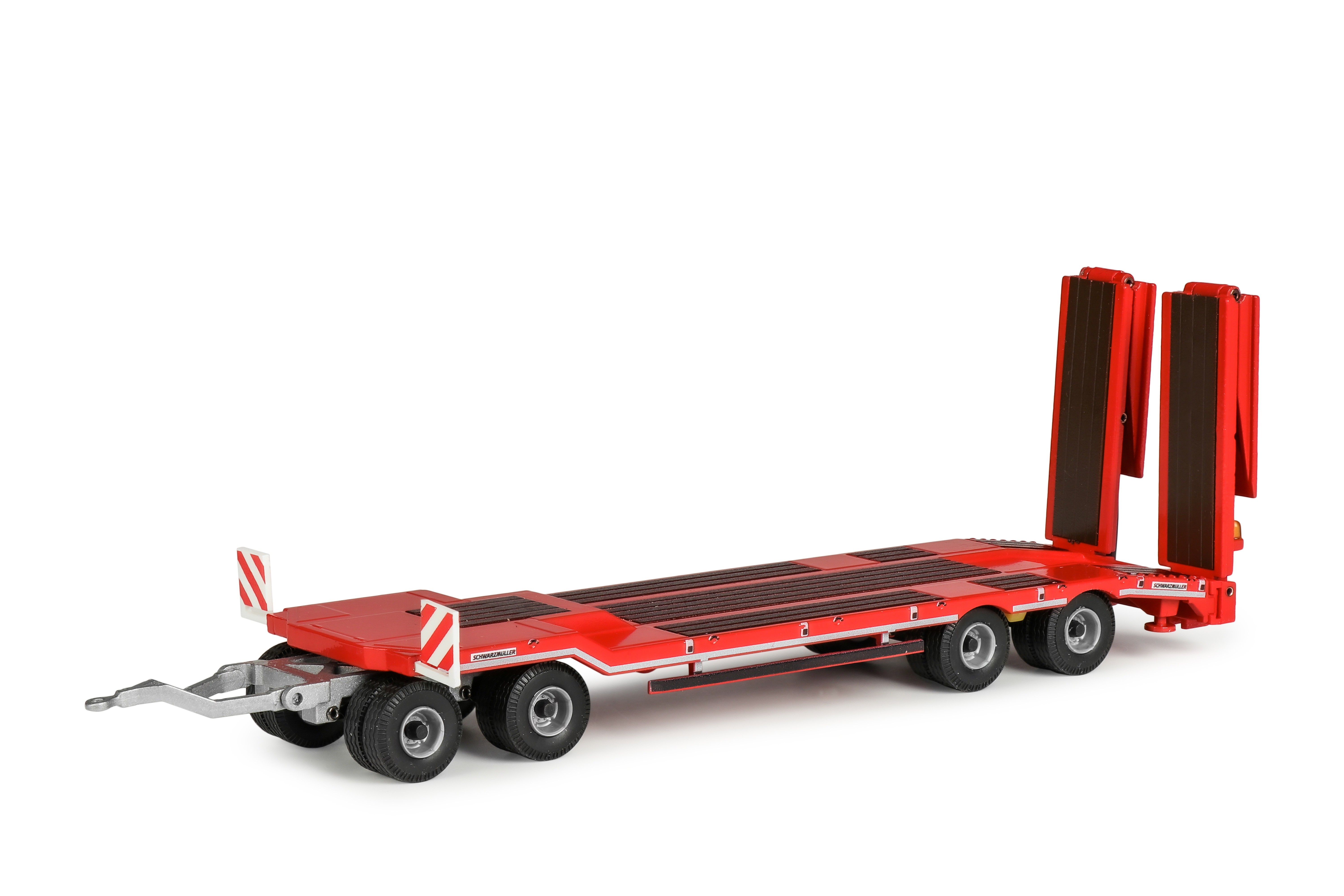 CONRAD 98033/0 1/50 SCHWARZMÜLLER low loader trailer 4-axle with o...