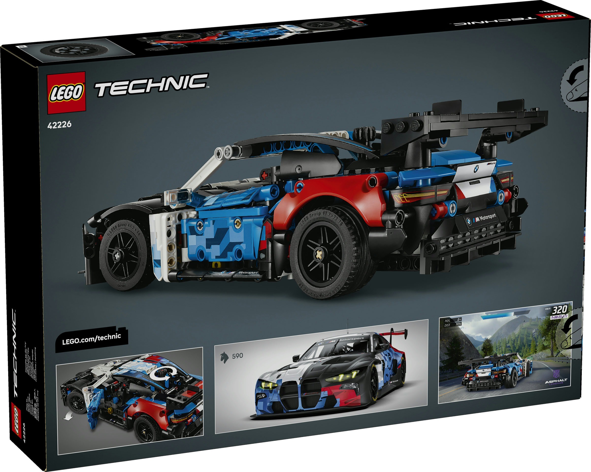 LEGO TECHNIC 42226 Auto da corsa BMW M4 GT3 EVO LEGO