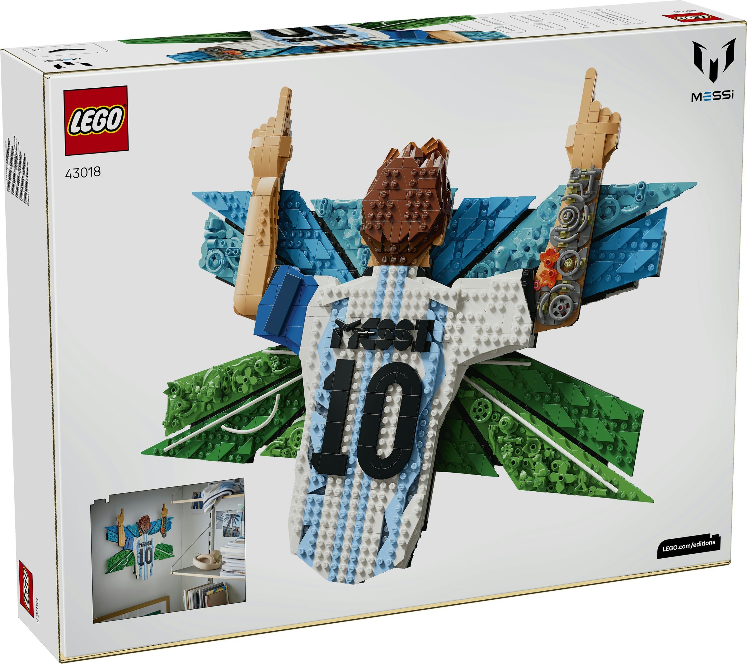 LEGO EDITIONS 43018 Lionel Messi – Celebrazione LEGO